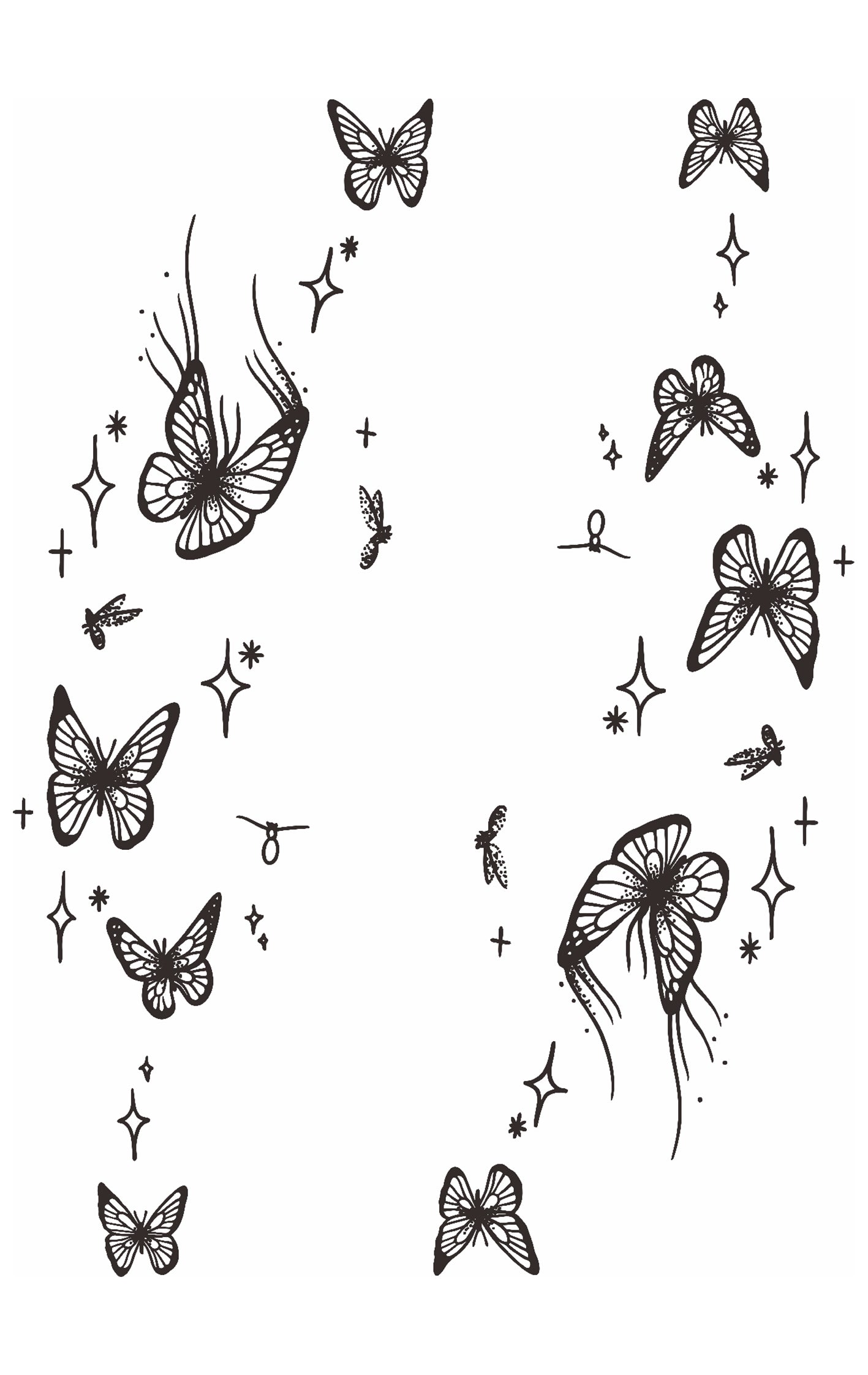 Butterfly Swarm – Just Tattoos